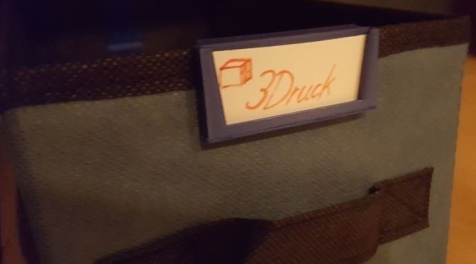 Free 3D file Label Holder / Label Holder・3D print object to download・Cults