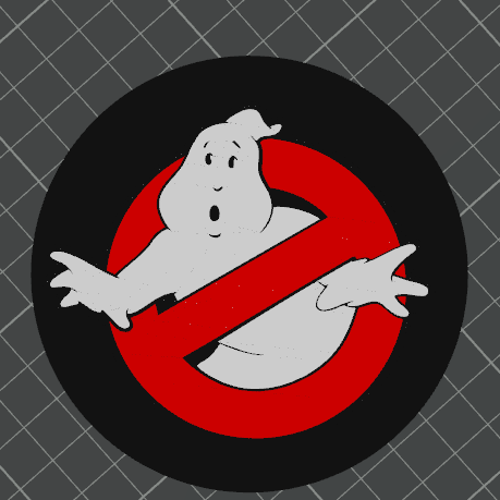 Free 3D file Ghostbuster coaster・3D printer model to download・Cults