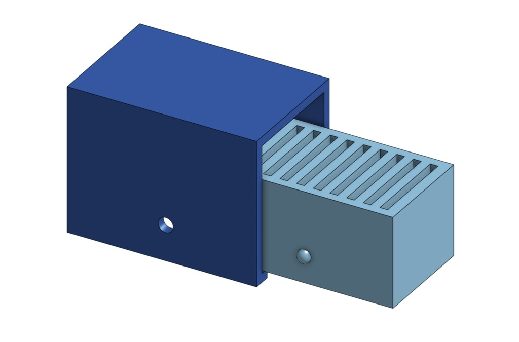 Free 3D file Portable MicroSD card holder・Template to download and 3D ...