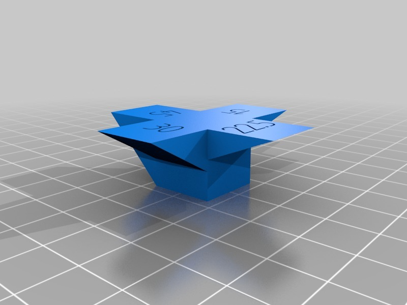 Free 3D file 3d print test cube overhang・3D printer design to download ...