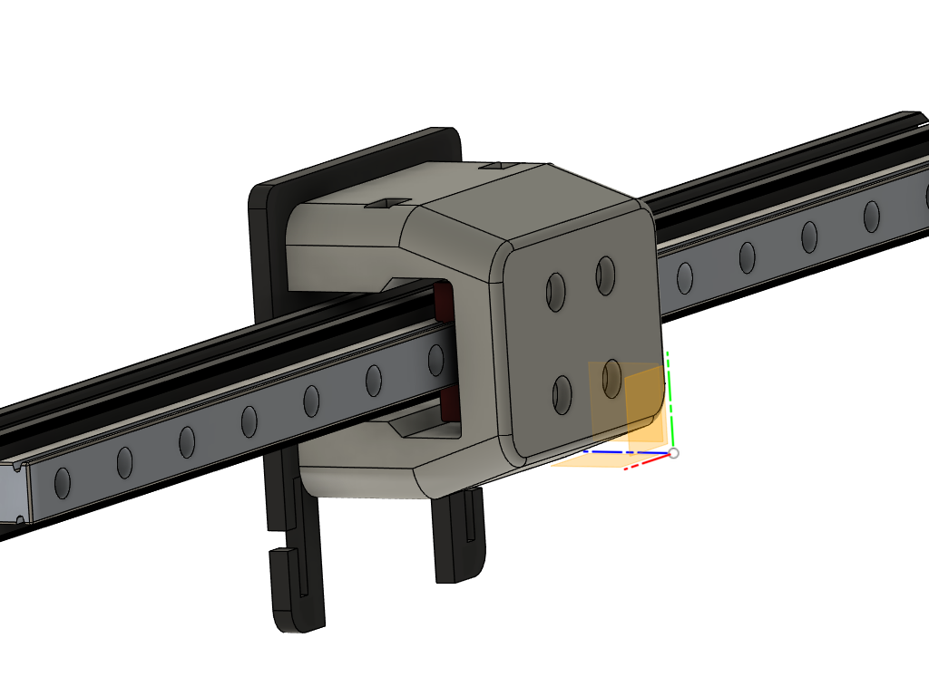 Fichier 3D gratuit Ender 6 Linear Rail Mount X Carriage 🧞‍♂️・Objet à ...