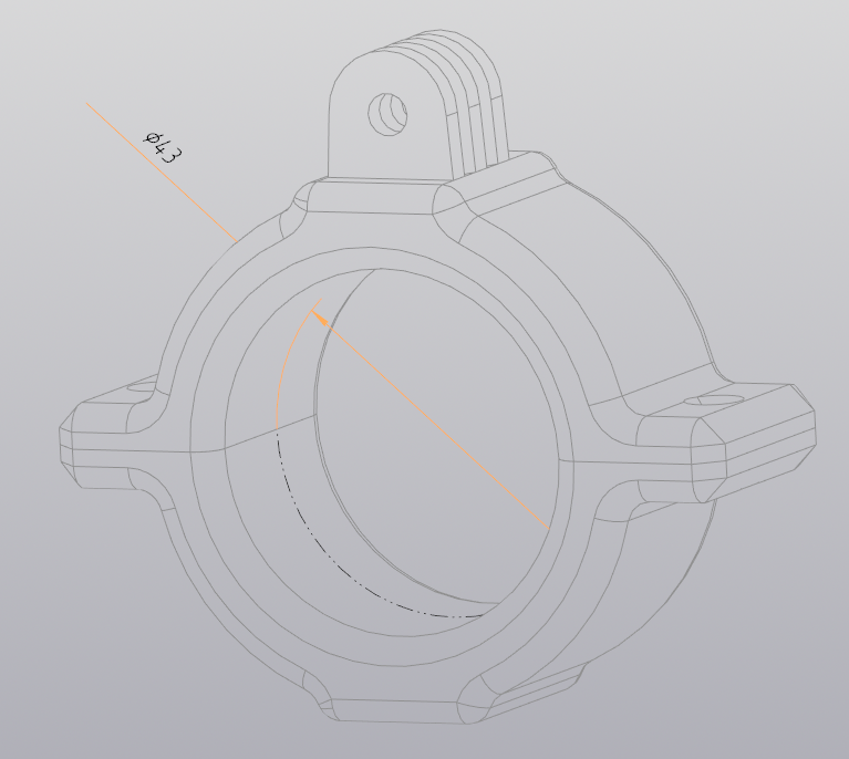 Free 3D file Action Camera bracket・3D print object to download・Cults