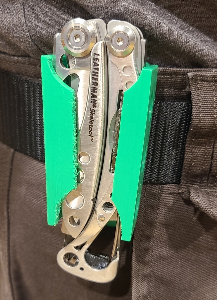 Free 3D file Leatherman Skeletool Holster with Clip 🧑‍🔧・Object to ...