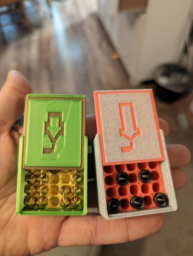 Free 3D file Tiny Nozzle Boxes 2.0・Model to download and 3D print・Cults