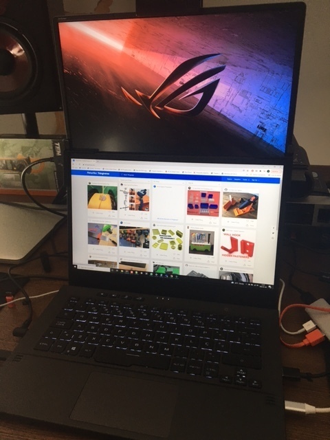 Free 3D file Asus Zephyrus G14 Zenscreen adapter・3D printing template ...