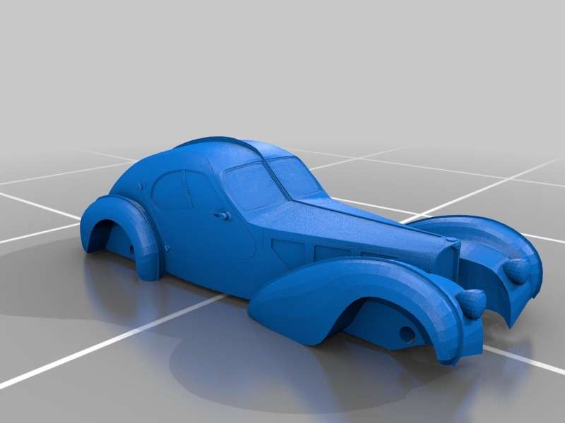 Free 3D file Bugatti Type 57SC・3D print model to download・Cults