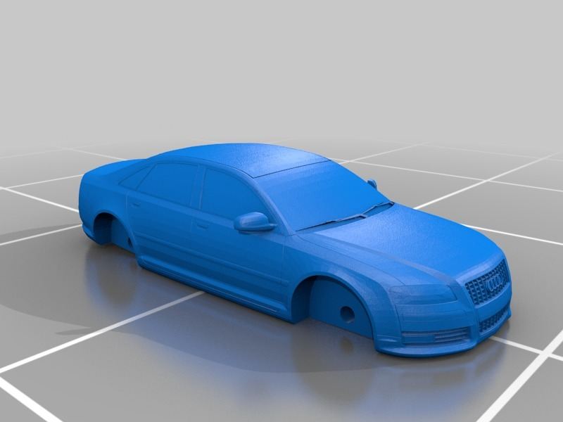 Free 3D file Audi A8・3D print model to download・Cults