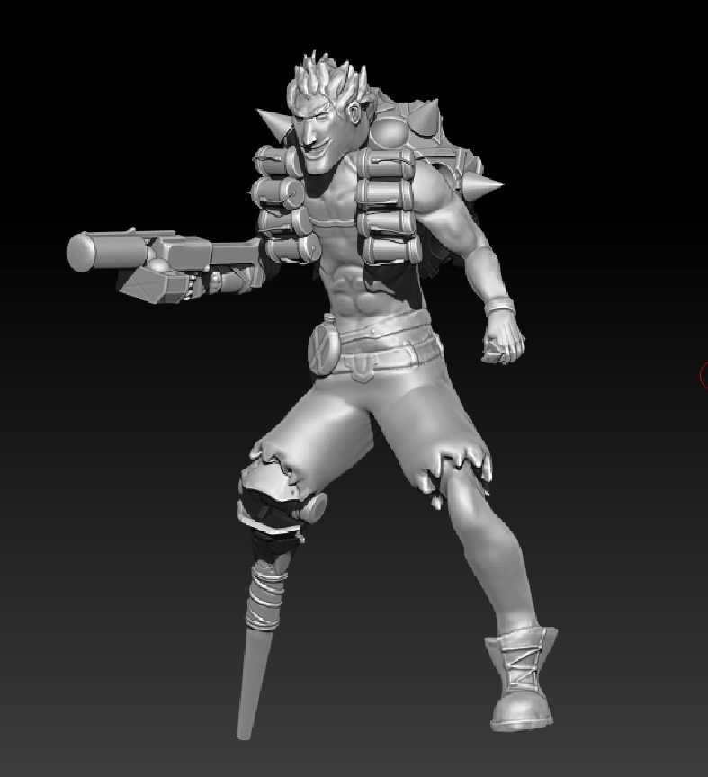 Free 3D file Junkrat from Overwatch・3D print design to download・Cults