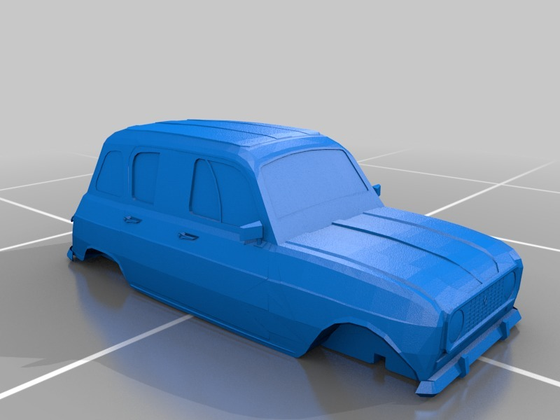Fichier 3D gratuit Renault 4L・Modèle pour imprimante 3D à télécharger・Cults