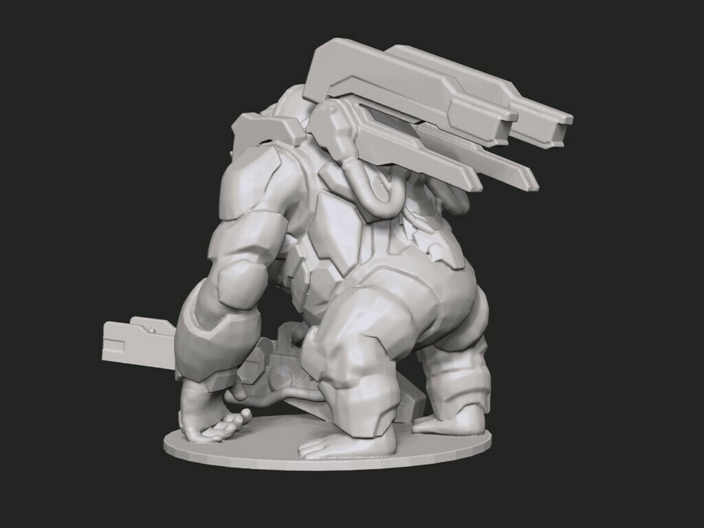 Free 3D file Winston from Overwatch・Design to download and 3D print・Cults