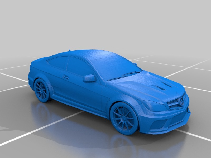 Free 3D file Mercedes C63 AMG 🚗・3D printer design to download・Cults