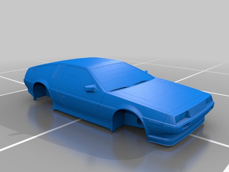 Free 3D file DeLorean DMC-12・Template to download and 3D print・Cults