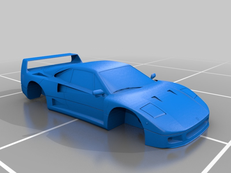 Free 3D file Ferrari F40・3D printer design to download・Cults