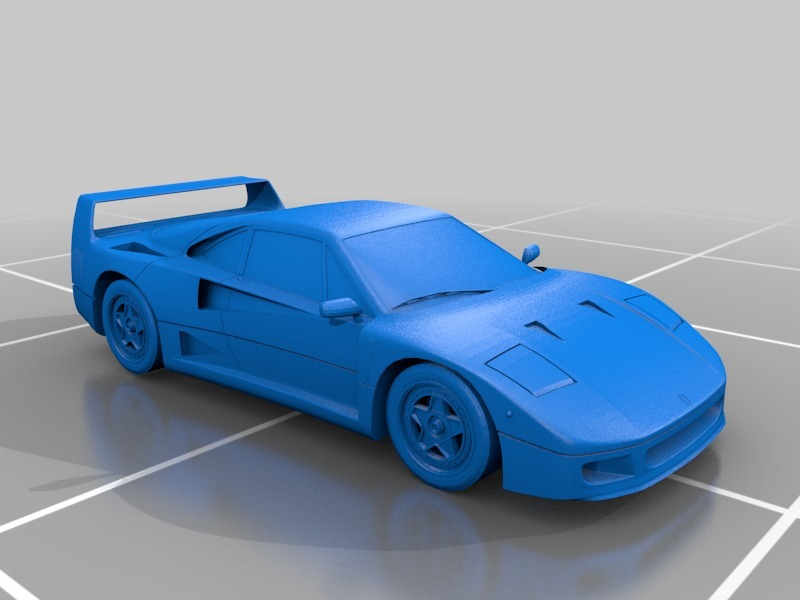 Free 3D file Ferrari F40・3D printer design to download・Cults