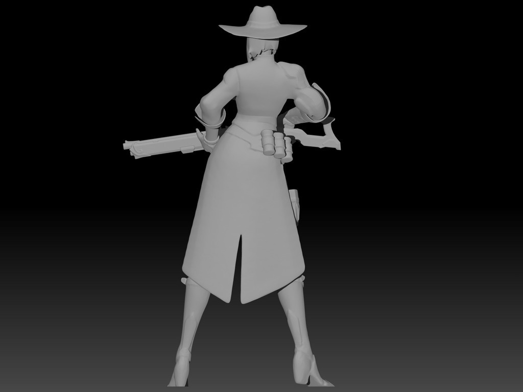 Free 3D file Overwatch Ashe・3D printing template to download・Cults