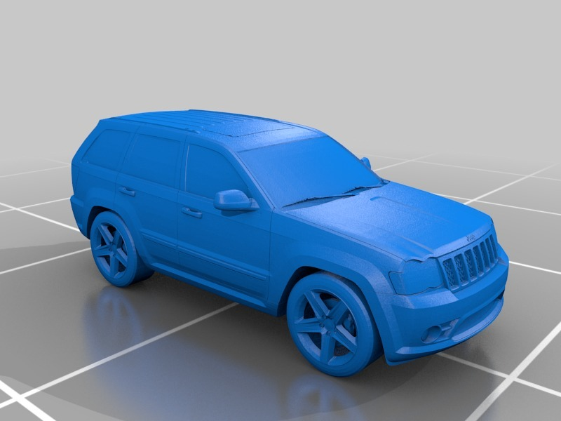 Free 3D file Jeep Grand Cherokee SRT8 🚗・3D print object to download・Cults