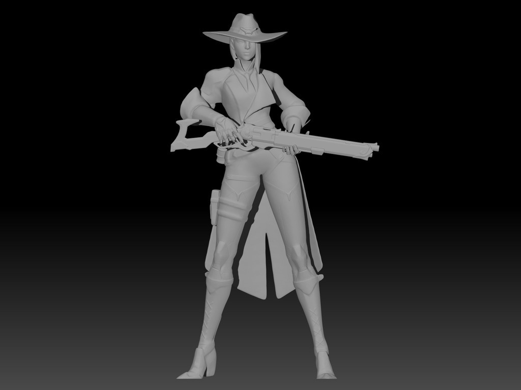Free 3D file Overwatch Ashe・3D printing template to download・Cults