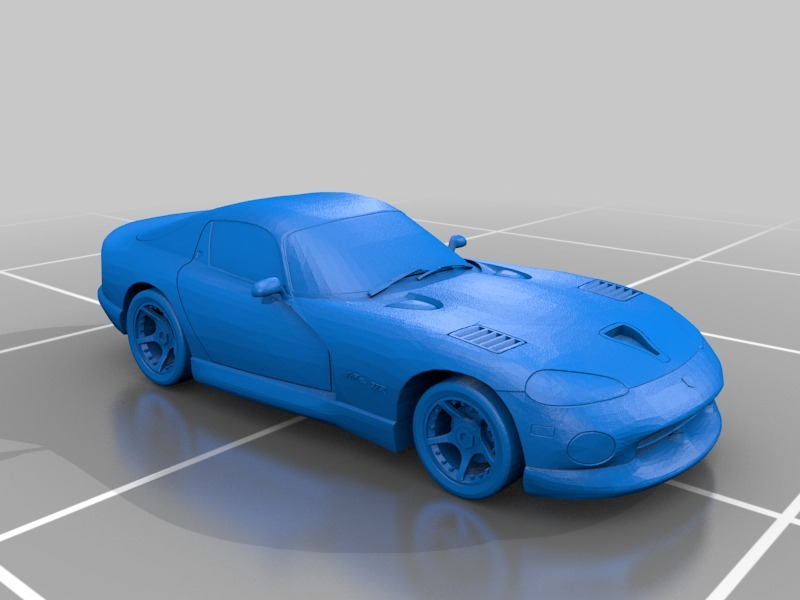 Free 3D file Dodge Viper GTS・3D printer model to download・Cults