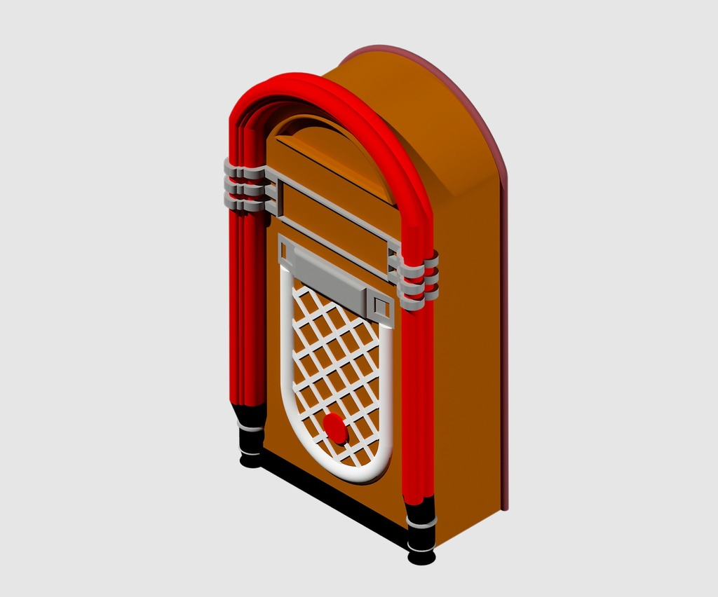 Free 3D file Vintage Juke Box・3D printing design to download・Cults