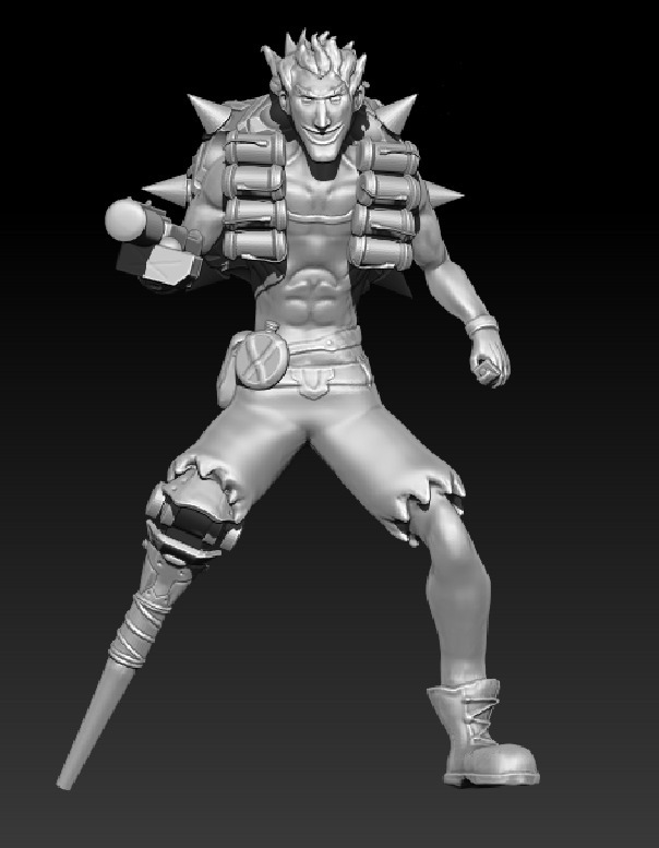 Free 3D file Junkrat from Overwatch・3D print design to download・Cults