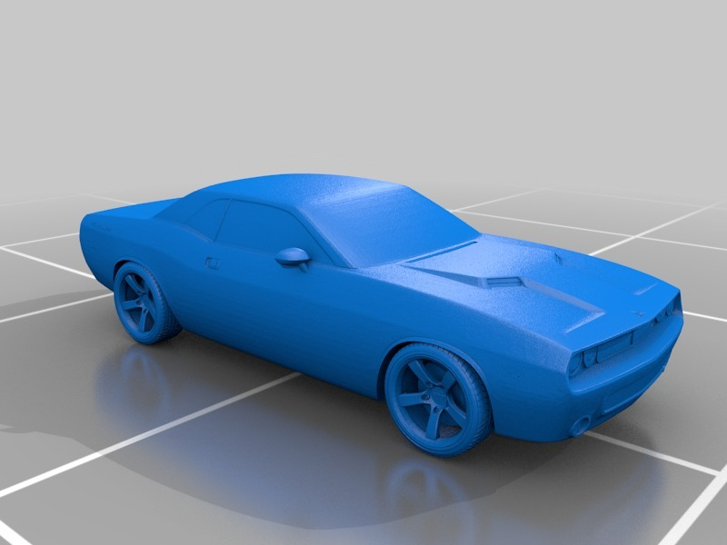 Free 3D file Dodge Challenger・3D printer design to download・Cults