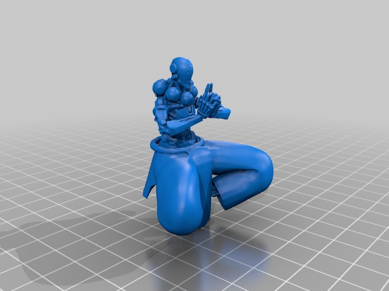 Free 3D file Zenyatta from Overwatch 🤖・Model to download and 3D print・Cults