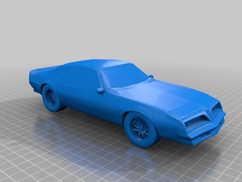 Free 3D file Pontiac Trans Am・3D print design to download・Cults