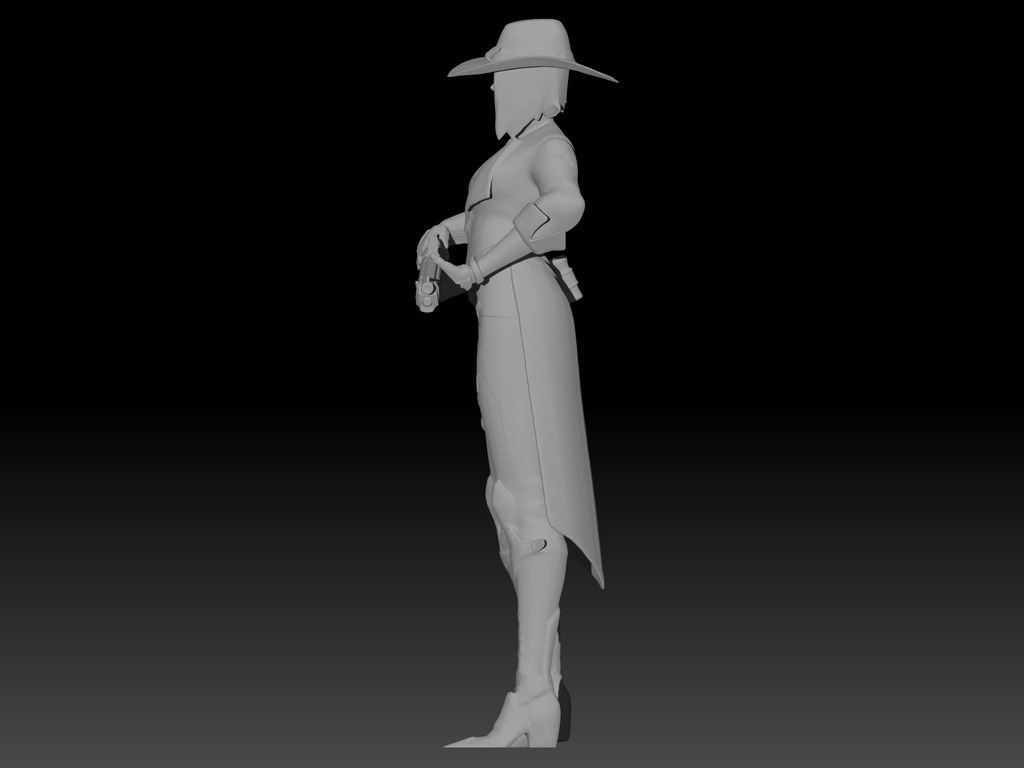 Free 3D file Overwatch Ashe・3D printing template to download・Cults