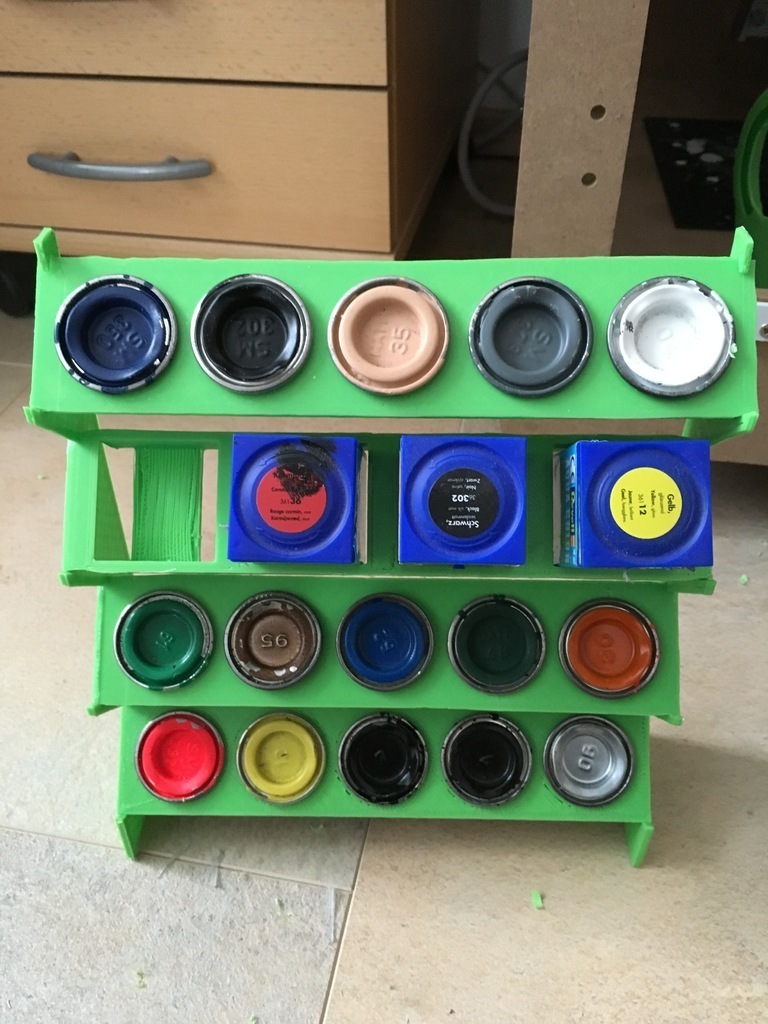 Free 3D file Revell Aqua Color Organizer・3D print design to download・Cults