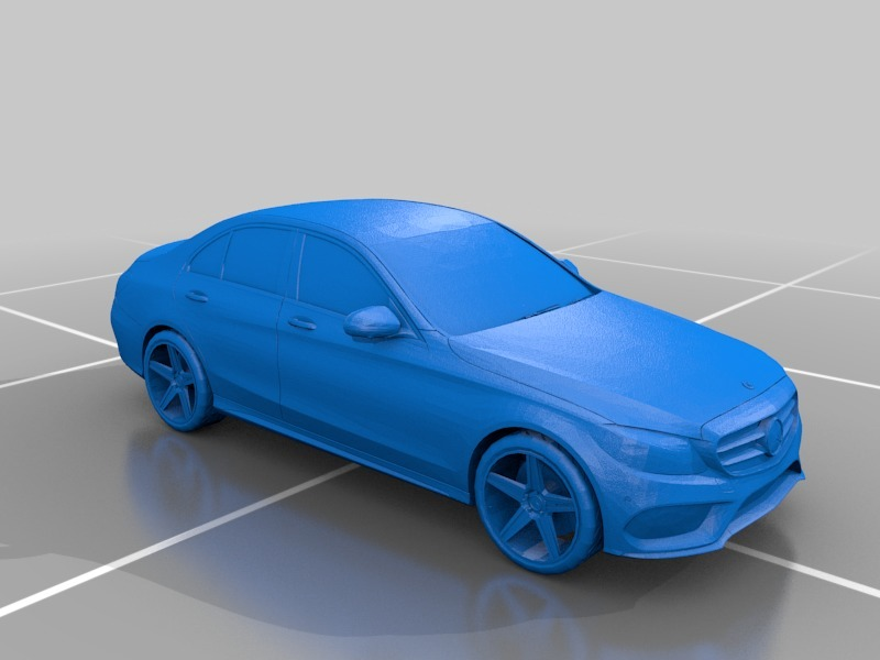 Free 3D file Mercedes C250 AMG 🚗・3D printer model to download・Cults