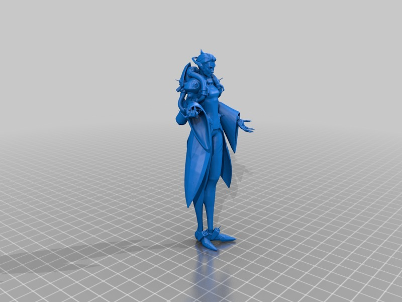 Free 3D file Overwatch Moira 🎮・3D printer model to download・Cults