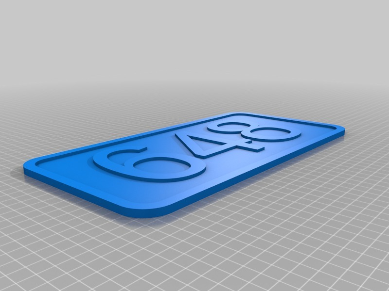 Free 3D file House Number・3D printable model to download・Cults