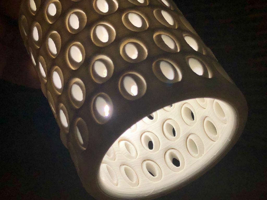 Free 3D file Lightshade with Captive Dimmer Beads・3D printable model to ...