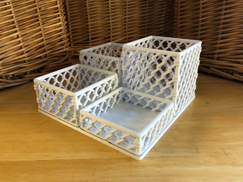 Free 3D file Chain Link Gridfinity Bins (2x2)・Model to download and 3D ...