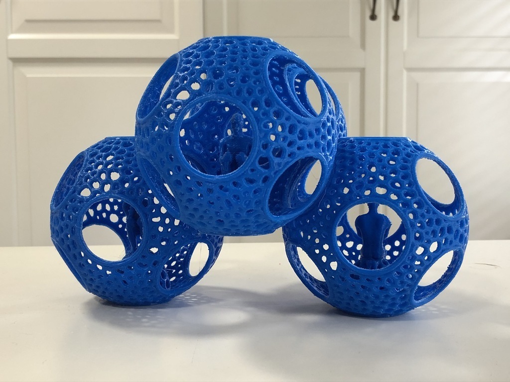 Free 3D file Social Distancing - Voronoi Sphere Position 2・3D printable ...