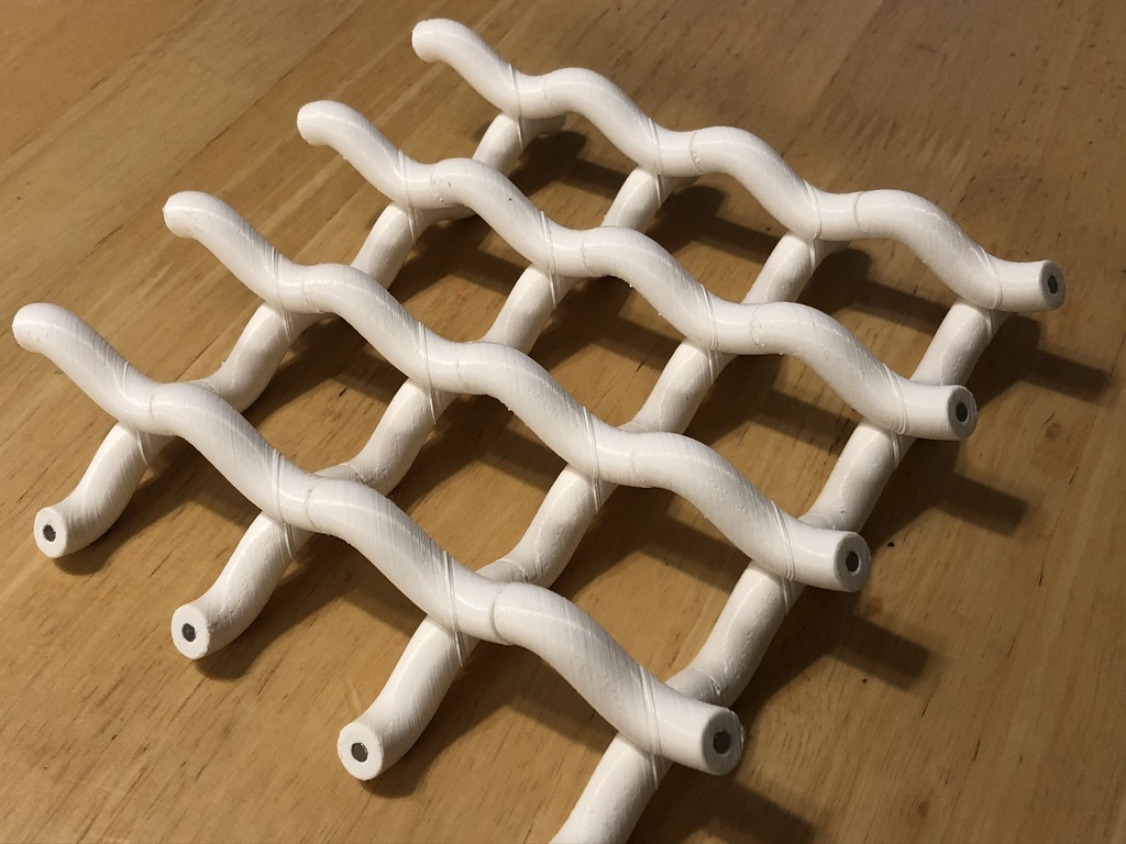 Free 3D file Lattice Snakes (Double Tube)・3D printer model to download ...