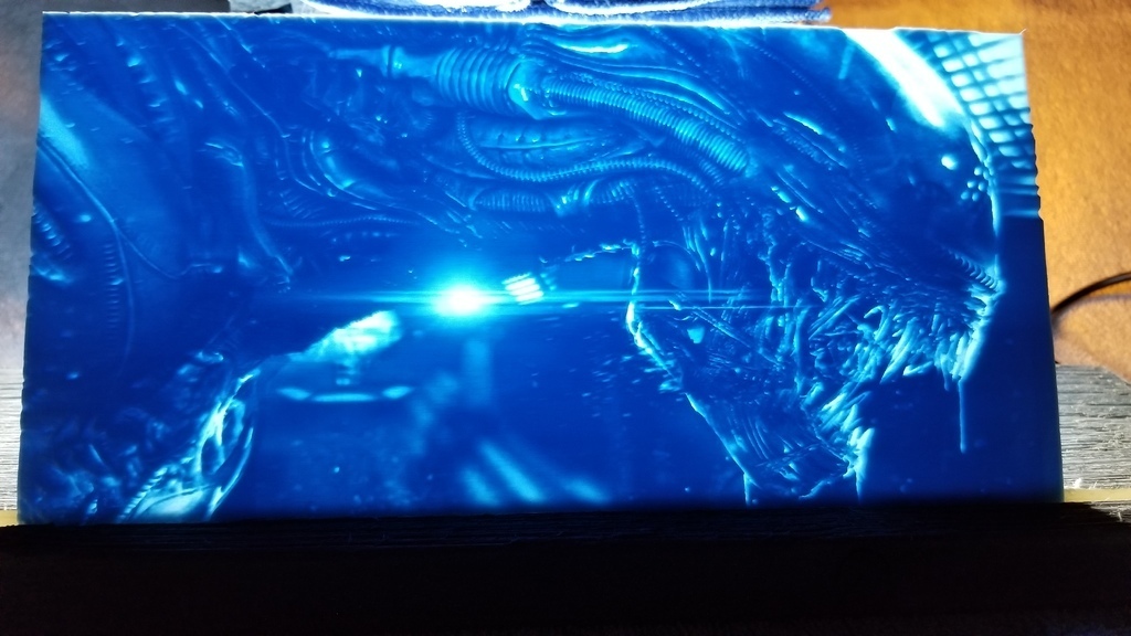 Archivo 3D gratuito Alien Xenomorph Lithophane・Idea de impresión 3D ...