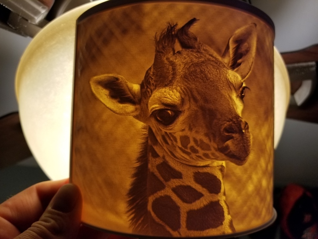 Free 3D file Giraffe Lithophane 🦒・3D print model to download・Cults