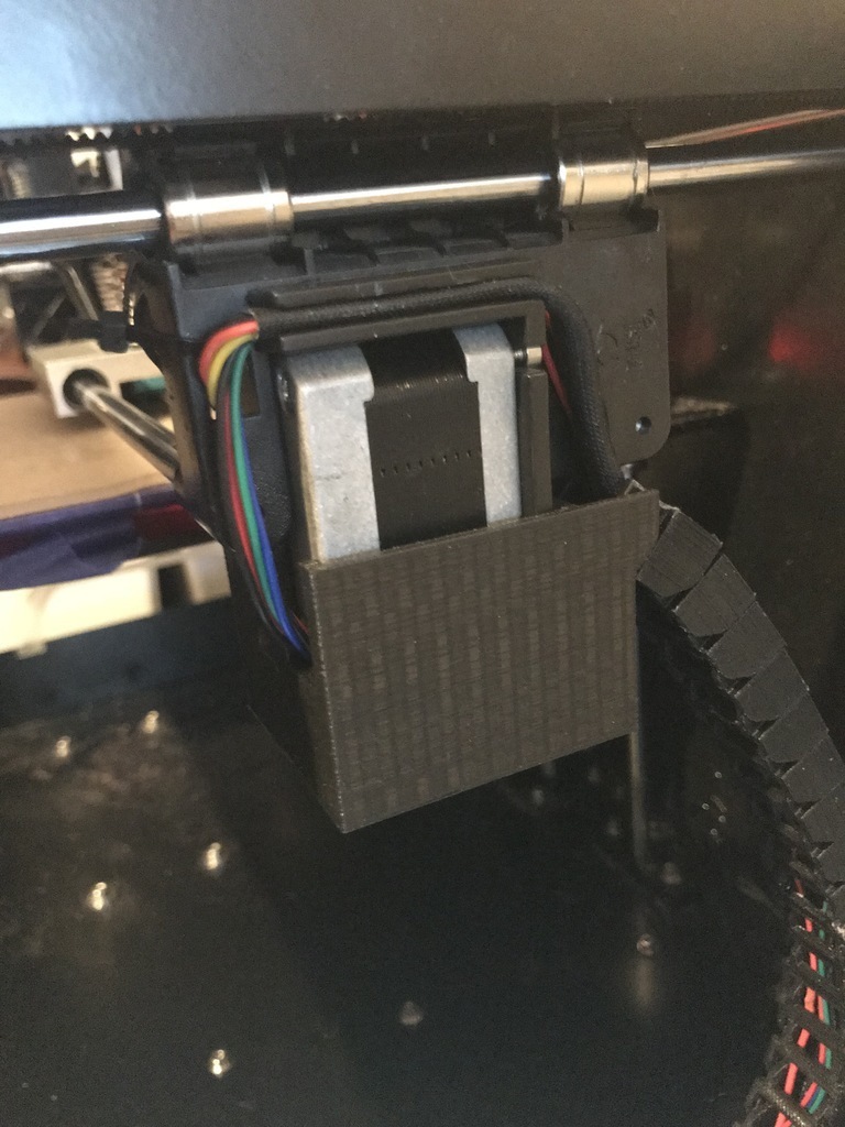 Free 3D file Stepper cooling and chain mount for X-axis cable chain・3D ...