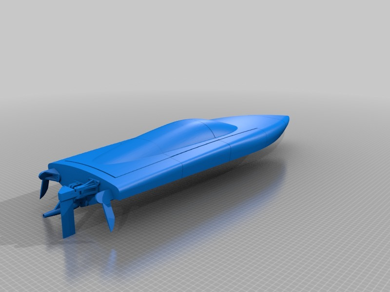 Free 3D file RC Boat - Remix 🛥️・3D printer design to download・Cults