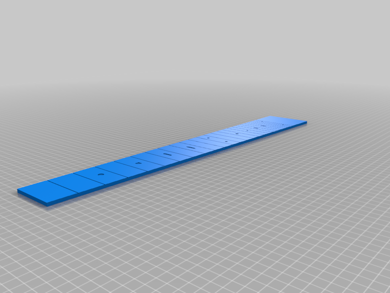 Free 3D file fretboard for 7 string 600 mm lapsteel・3D print design to ...