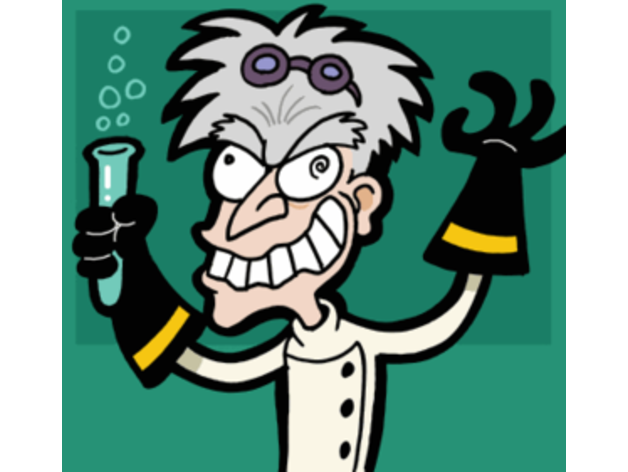 Archivo 3D gratis Famoso científico loco vil por Landon Alumbaugh ...