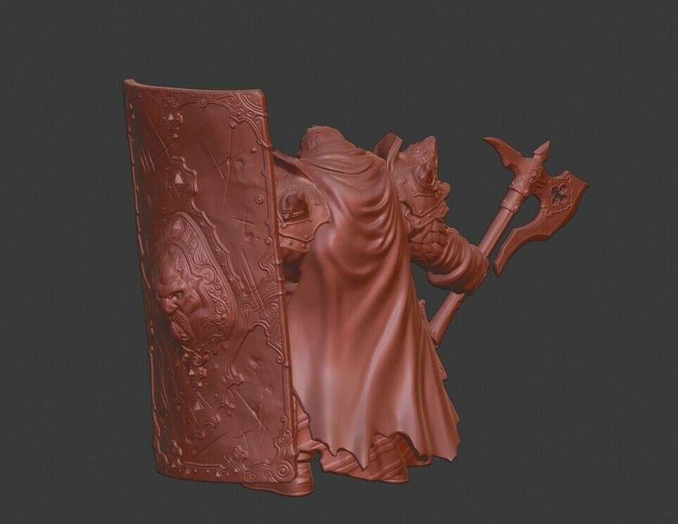 Archivo STL gratis Enano con hacha 32 mm PRESUP・Diseño de impresora 3D ...