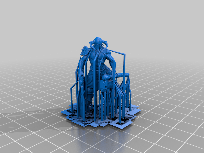 Free STL file Chaos Warrior 32mm PRESUP・3D printable object to download ...
