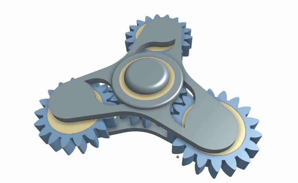 Archivo 3D gratis Gear Fidget Spinner ⚙️・Diseño imprimible en 3D para ...