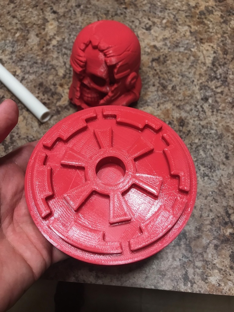Free 3D file Empire Symbol Base - For Storm Trooper Head・3D printing ...