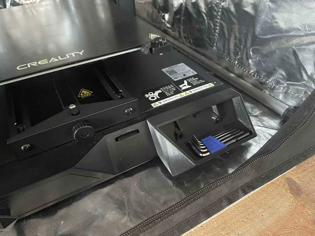 Free 3D file Storage Tray instead original screen on CR-10 Smart (with ...