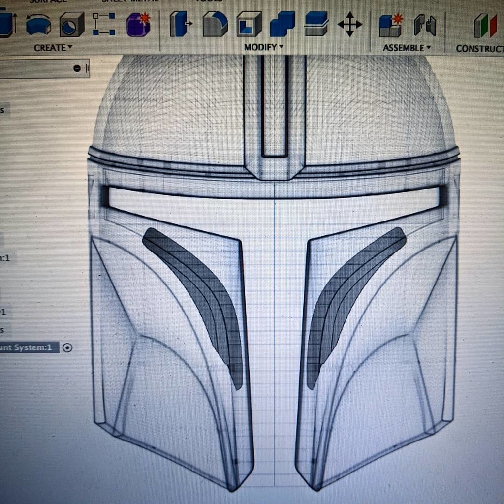 Free STL file Visor Mount for Rob Pauza's Mandalorian Helmet V2・3D ...