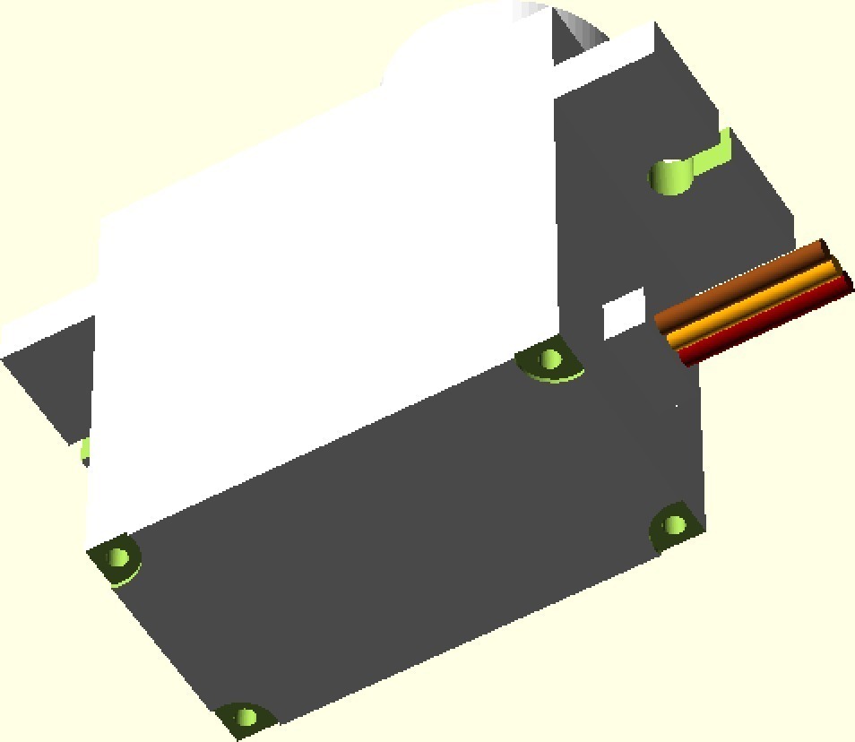 Free 3D file 9G Servo from HobbyKing・3D print model to download・Cults