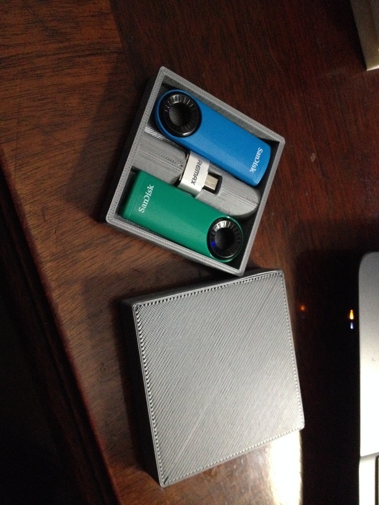 Free 3D file USB Thumb Drive and OTG Adapter Case・3D printable object ...